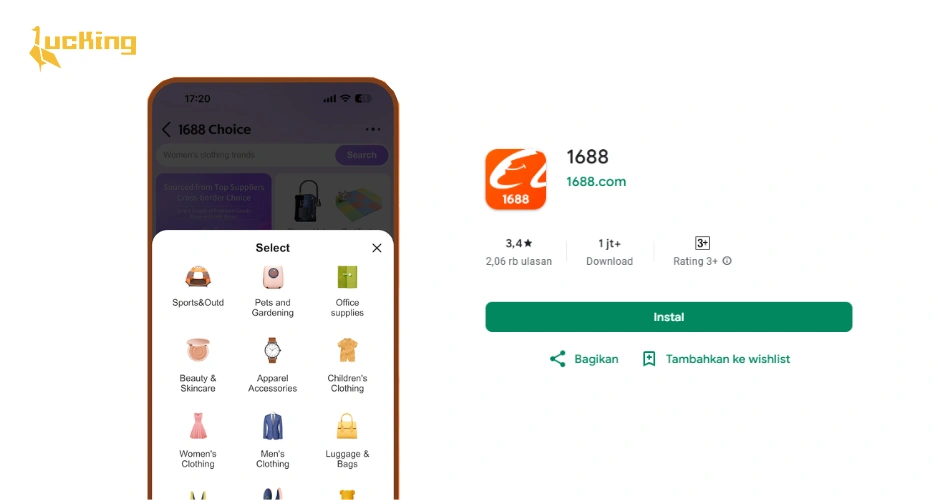 Aplikasi 1688: E-Commerce China yang Jad...